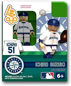 Amazon.com: Oyo Sportstoys MLB Building-Toy Figure MLB Player: Seattle ...