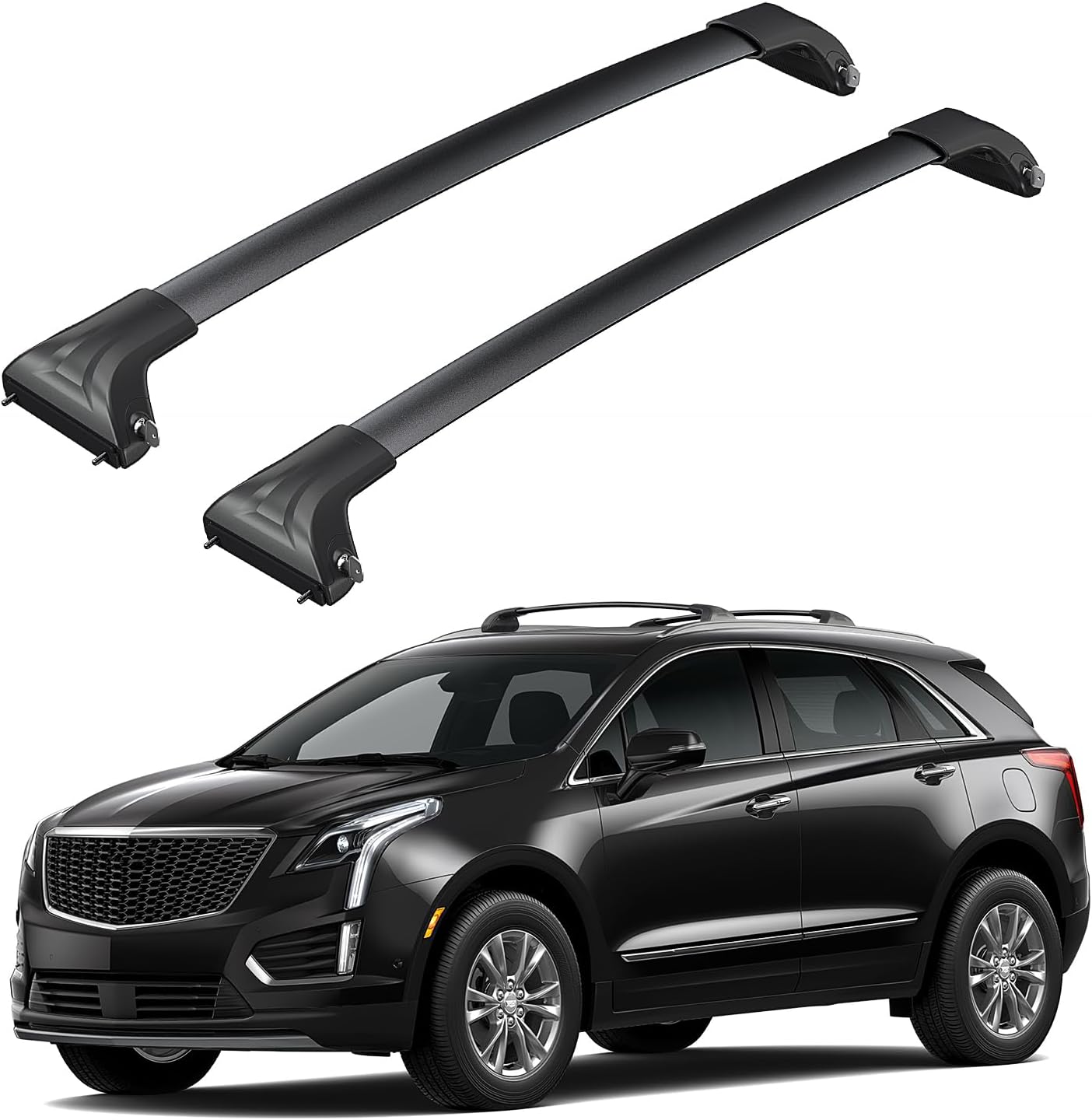 Amazon.com: HmmtyRack Car Roof Rack Cross Bars Compatible with Cadillac ...