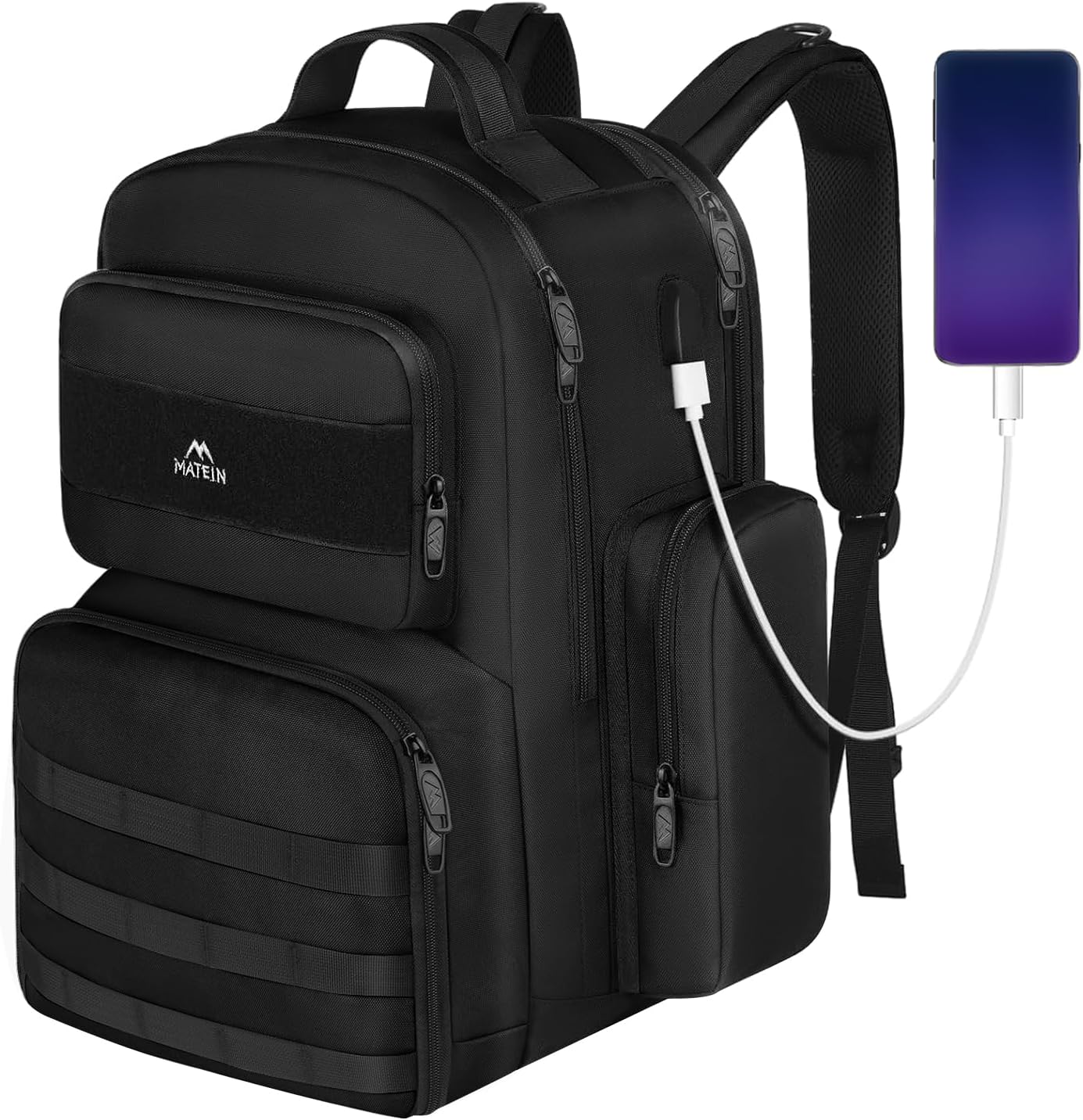 Amazon.com: MATEIN Lunch Backpack for Men Work, 15.6 Inch Tactical ...