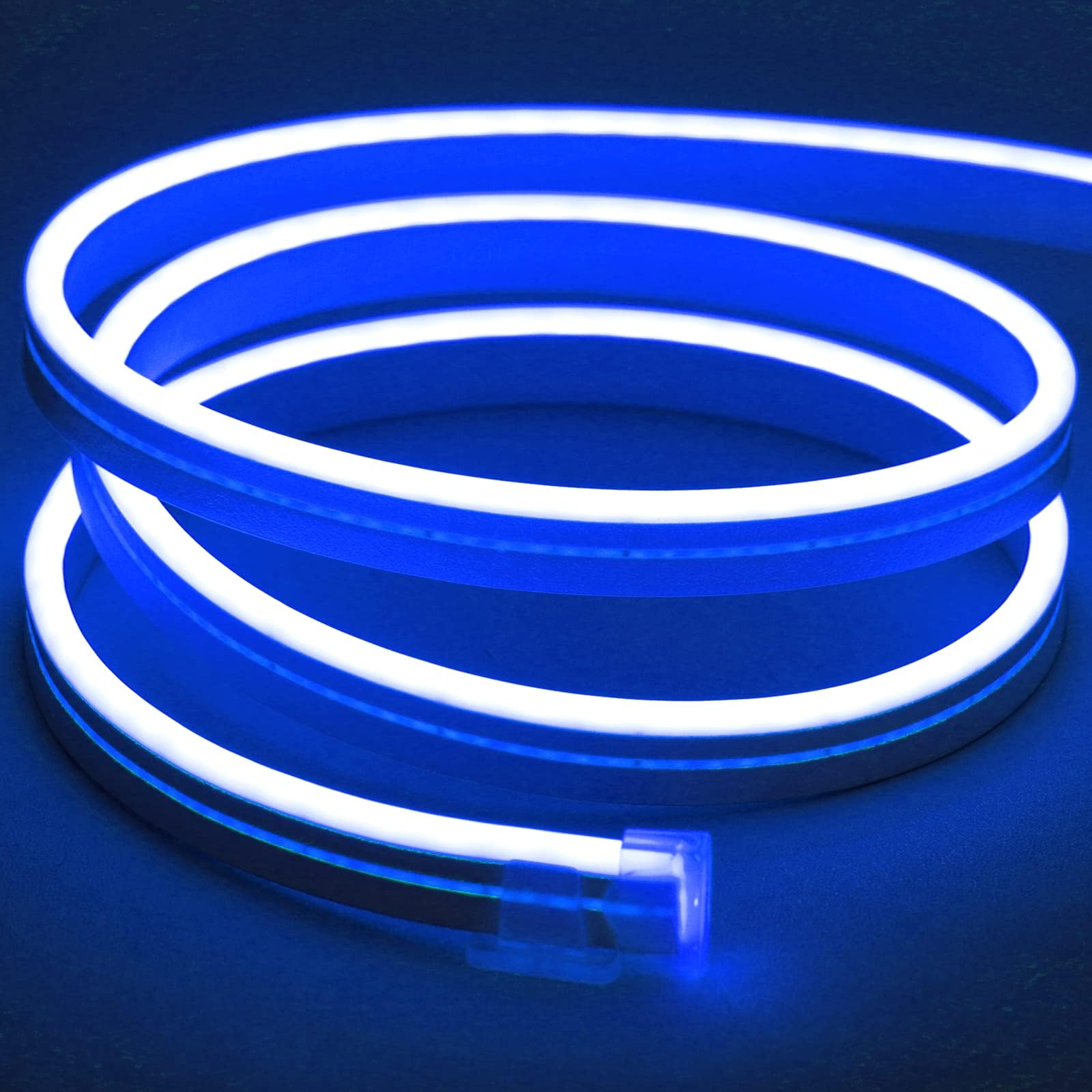 Amazon.com: Vasten LED Neon Flex Tube Light 30 FT Blue Jacket Blue ...