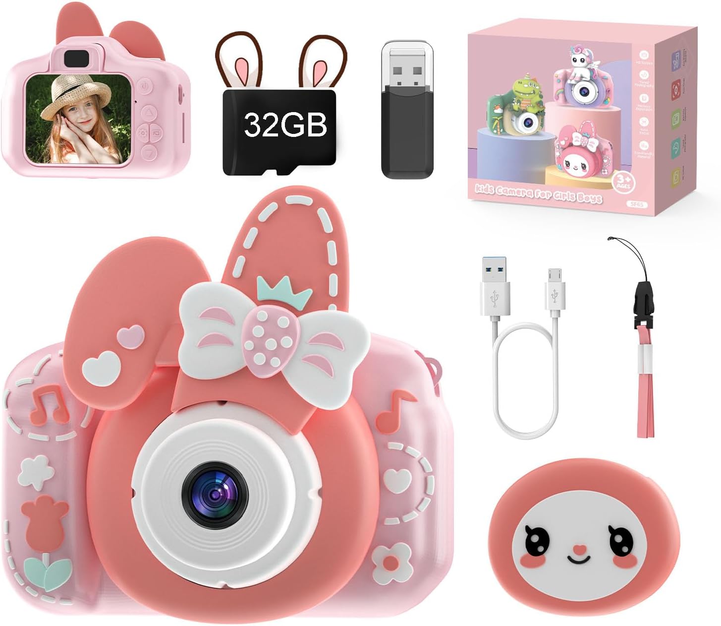 Amazon.com: Kids Camera, Children's Digital Camera Toy,Best Gifts for 3 ...