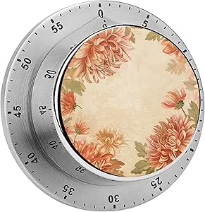Amazon.com: Timer Visual Timer Countdown Timer Retro Floral Style ...