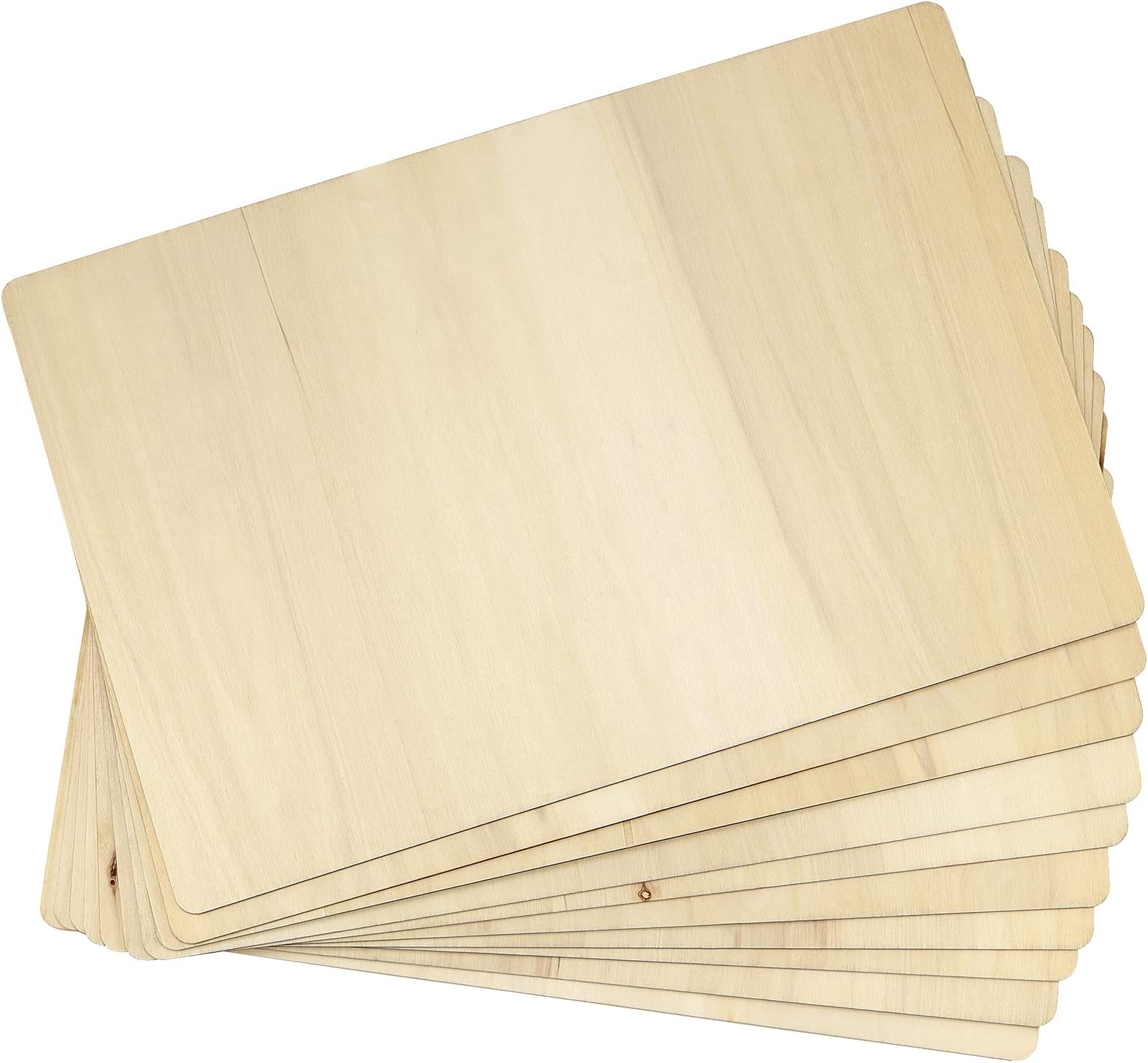 Amazon.com: 4 Pack MDF Wood Boards 12"x17"-1/4th inch Thick Wooden ...