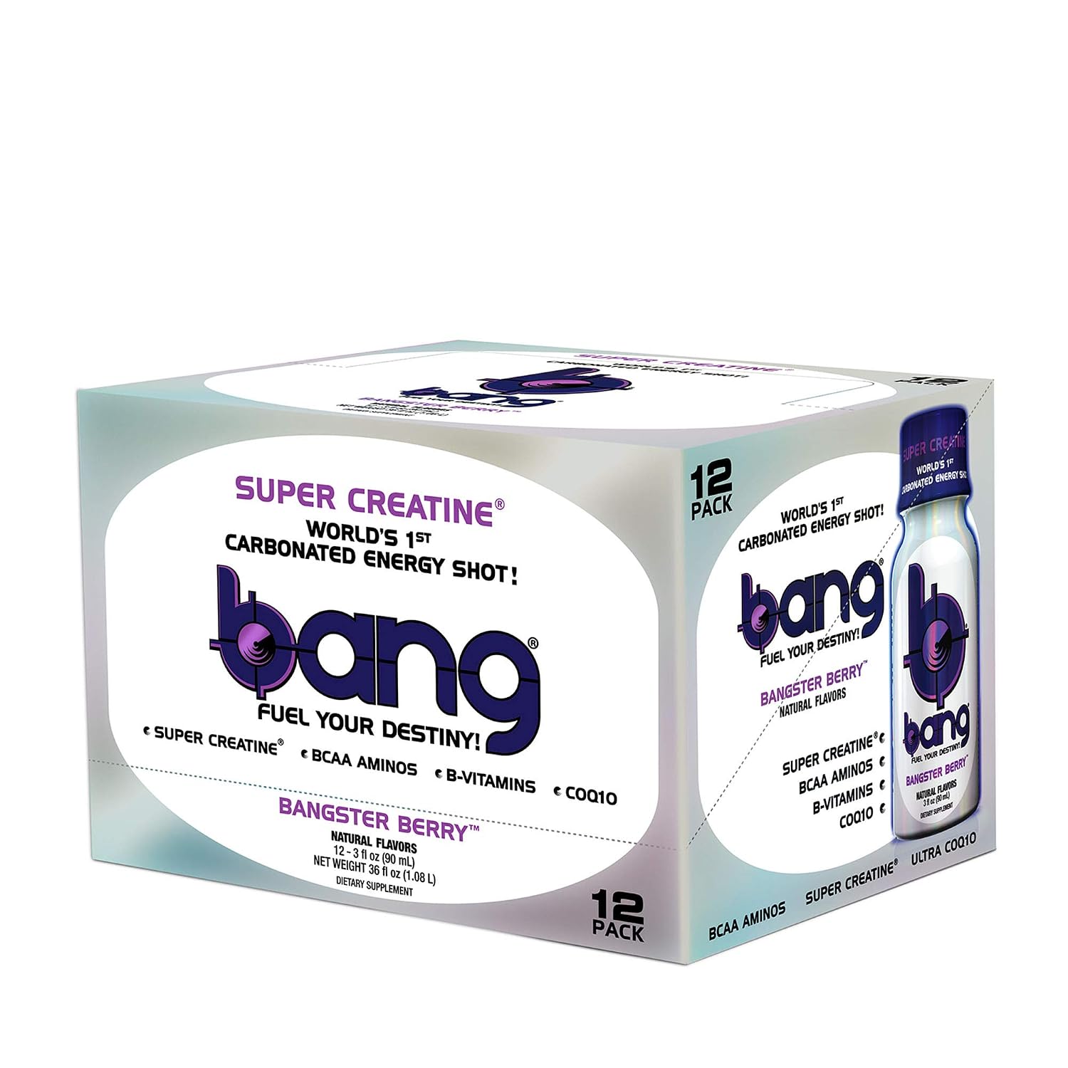 VPX Bang Shot: O Primeiro Energy Shot Carbonatado Bangster Berry com 12 ...