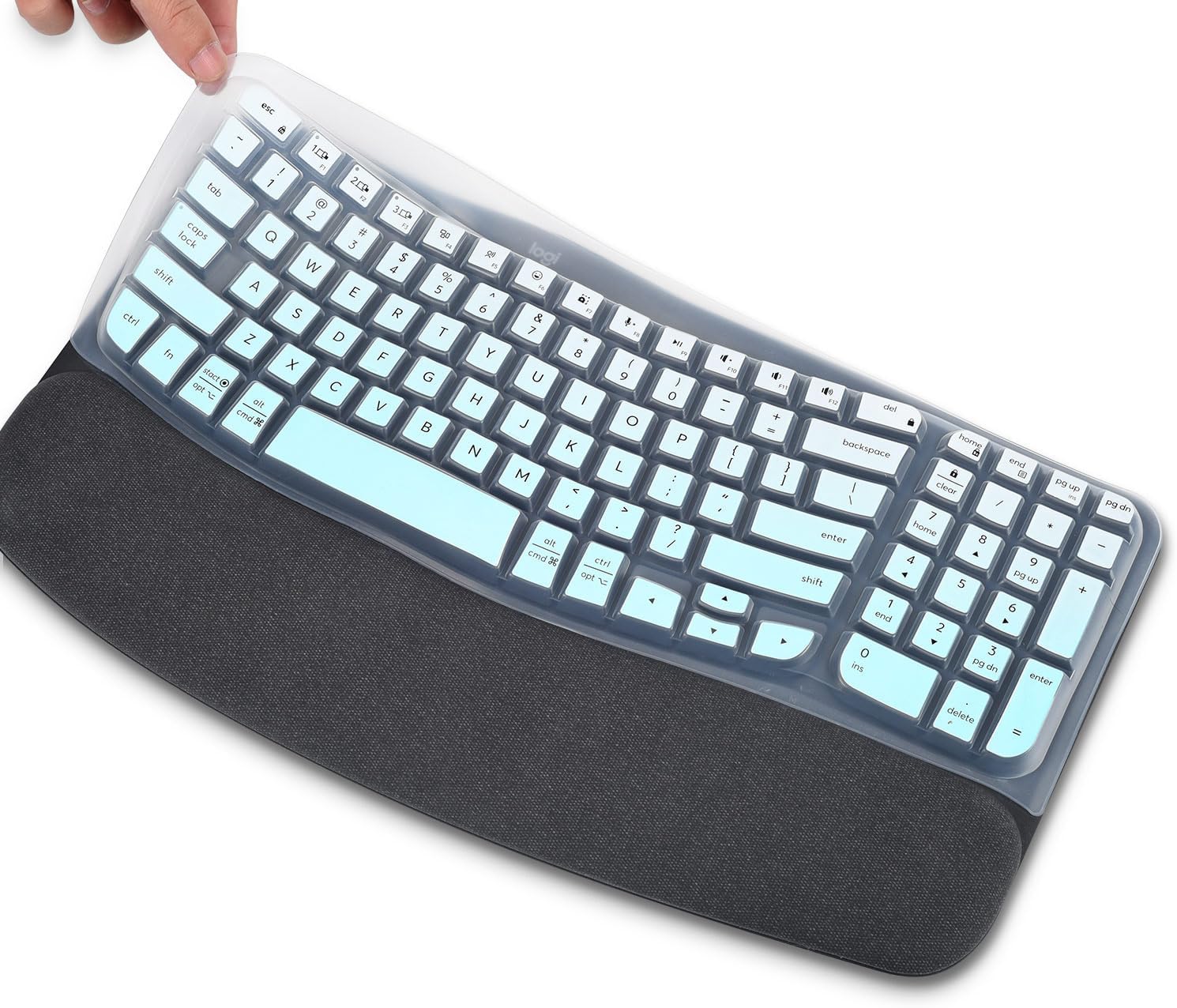Amazon.com: Keyboard Cover Skin for Logitech Wave Keys MK670 Combo ...