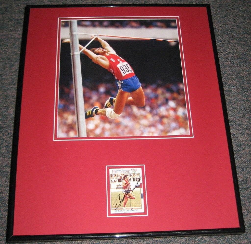 Bruce Jenner 1976 Olympics Signed Framed 16x20 Photo Display ...