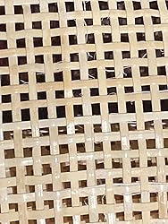 Amazon.com: 16.5” x3.3FT Natural Rattan Cane Webbing, Woven Mesh Cane ...