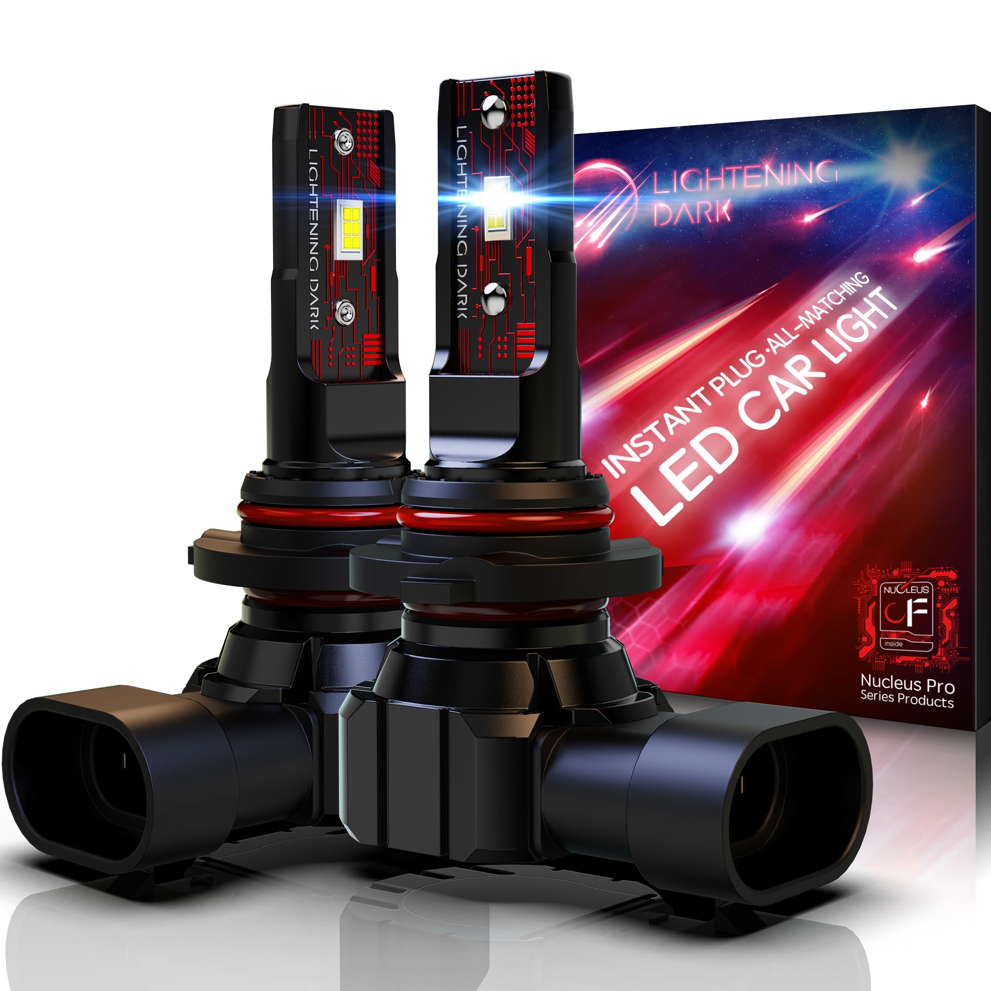 Snapklik.com : LIGHTENING DARK 9005 LED Bulb, HB3 9005 LED Fog Light ...