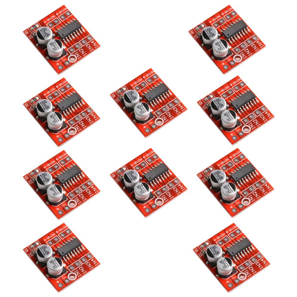 Buy Dmyond DC Motor Driver MX1508 Mini Dual Channel 10pcs 1.5A L298N ...