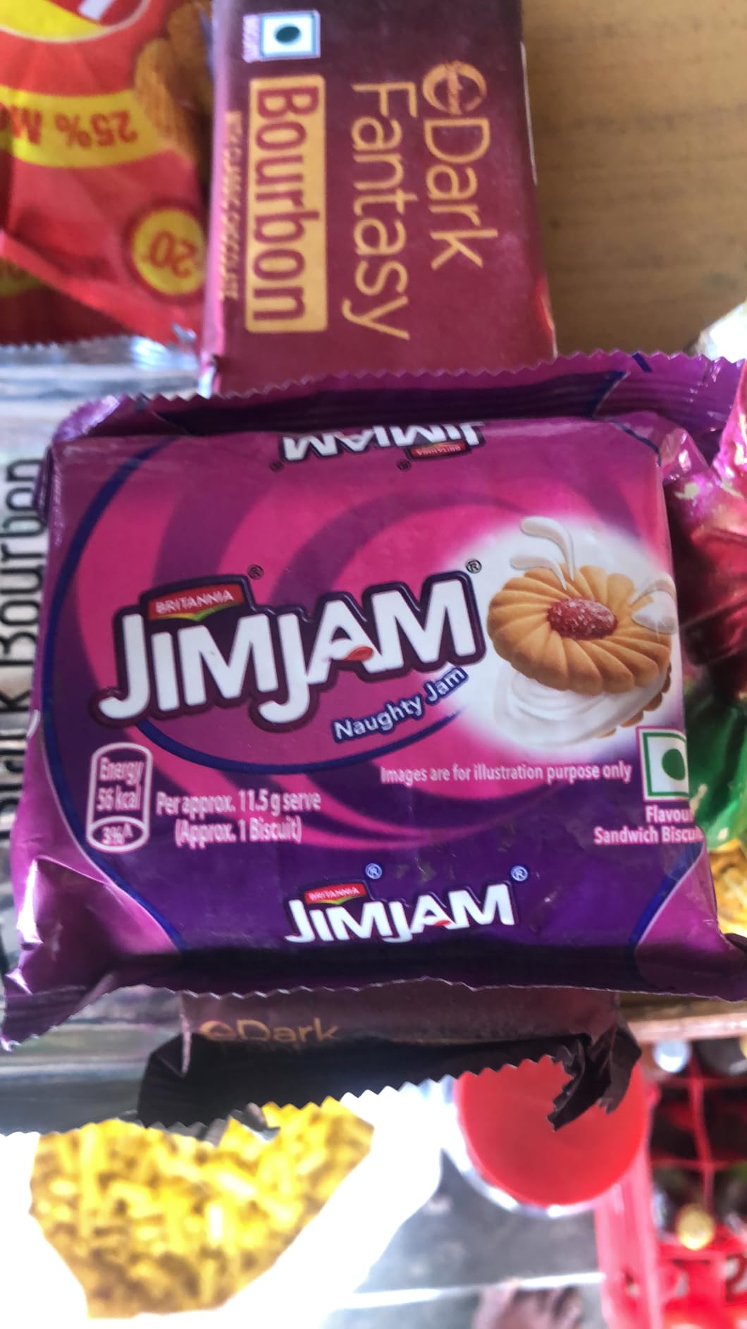 Britannia Treat Jim Jam Biscuits, 138g : Amazon.in: Grocery & Gourmet Foods