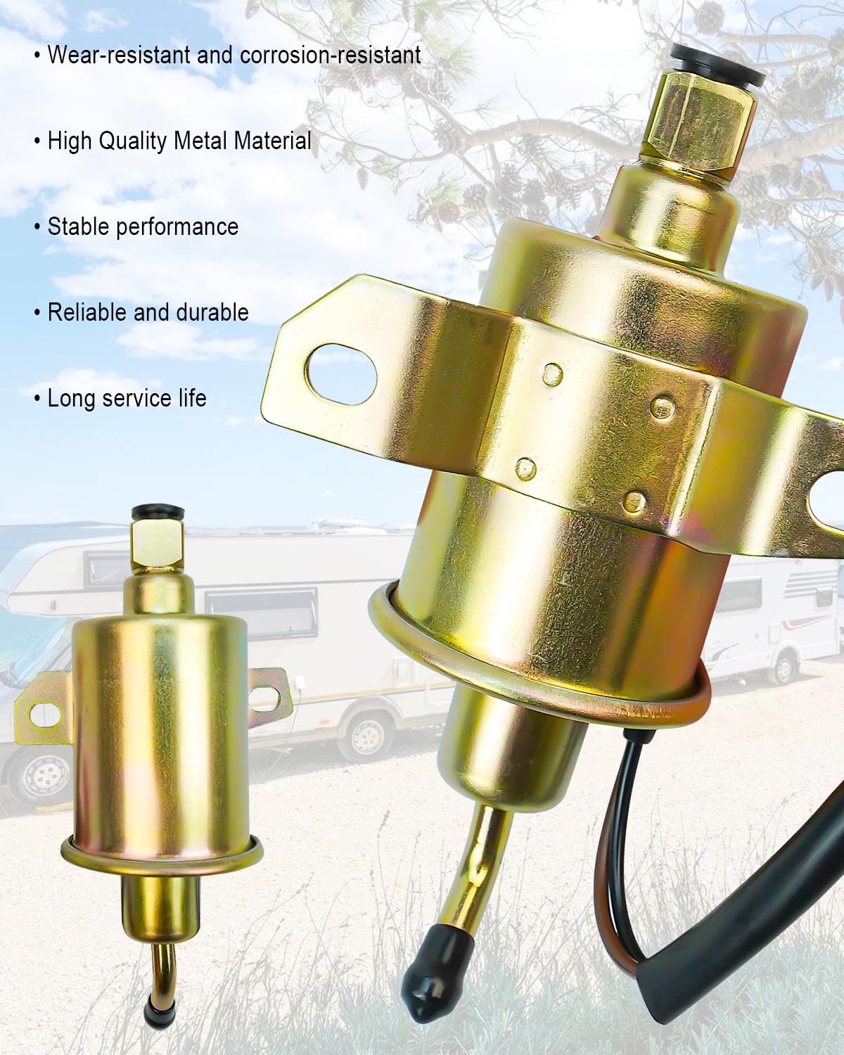 Snapklik.com : 149-2311 Fuel Pump And 149-2457 Fuel Filter Fit For Onan ...