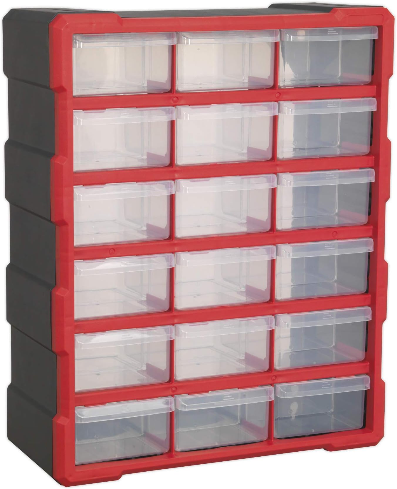 17 Multi Drawers 9 Bin Rack Parts Organiser Storage Cabinet Tool DIY ...