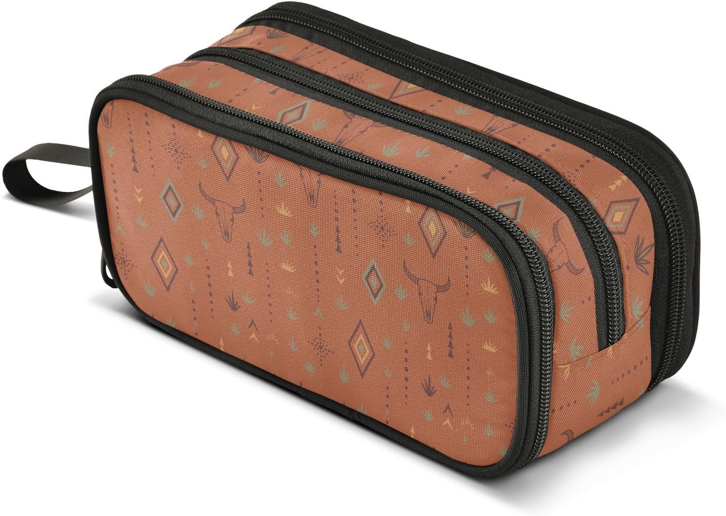 Amazon.com: JUNZAN Pencil Case Western Pattern Design Boho Large ...