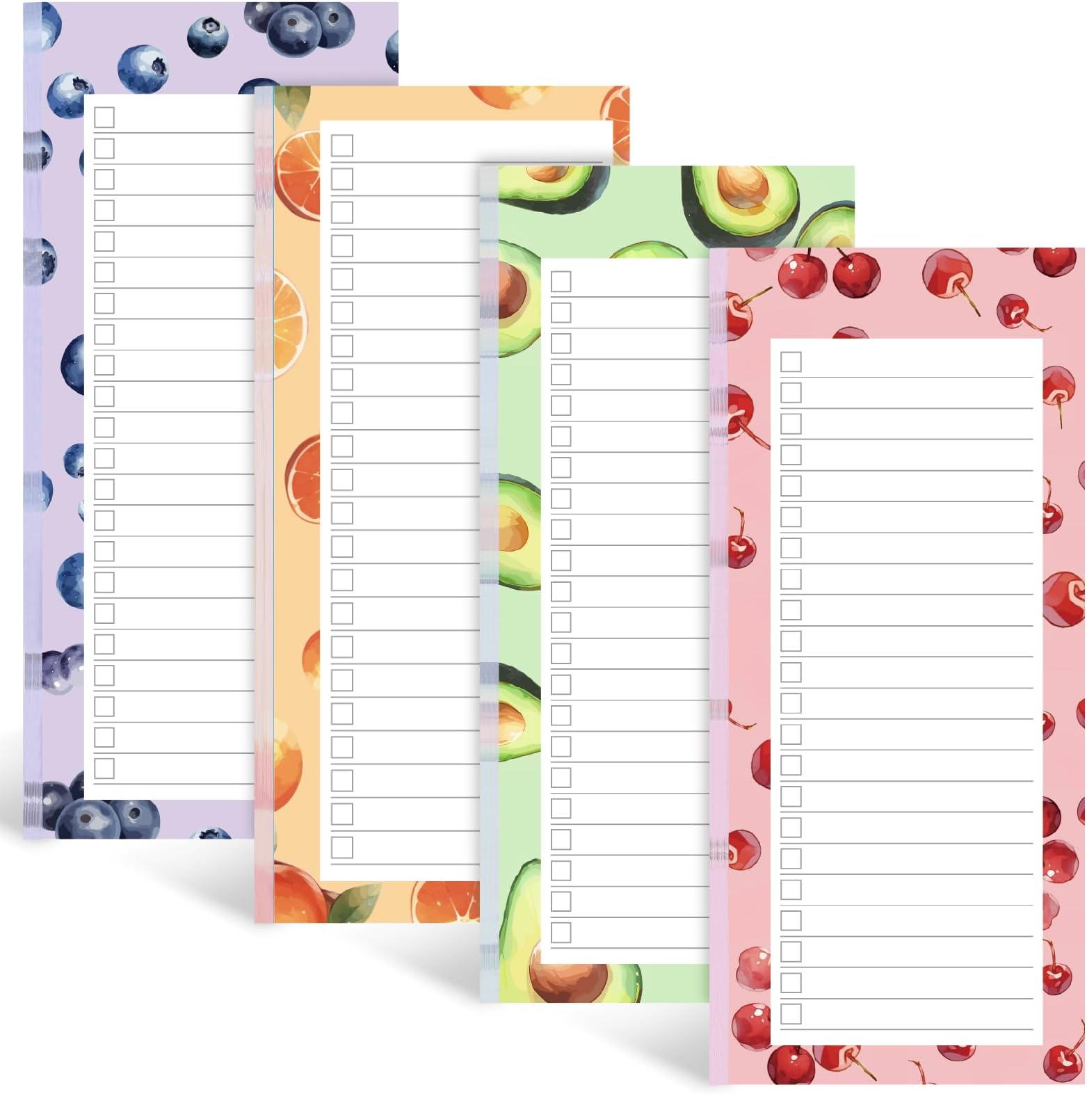 Amazon.com : 4 Large Magnetic Notepads – Big Notepads for Grocery List ...
