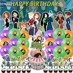 Amazon.com: Kim Possible Party Supplies Decorations Birthday Cake ...