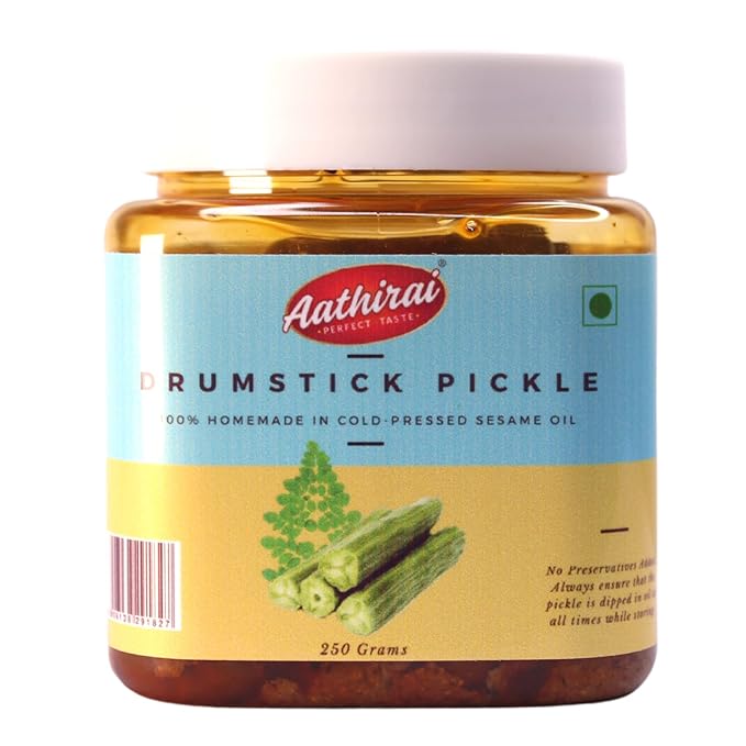 Aathirai Drumstick Pickle - 250 GMS | No Artificial Preservatives | 100 ...