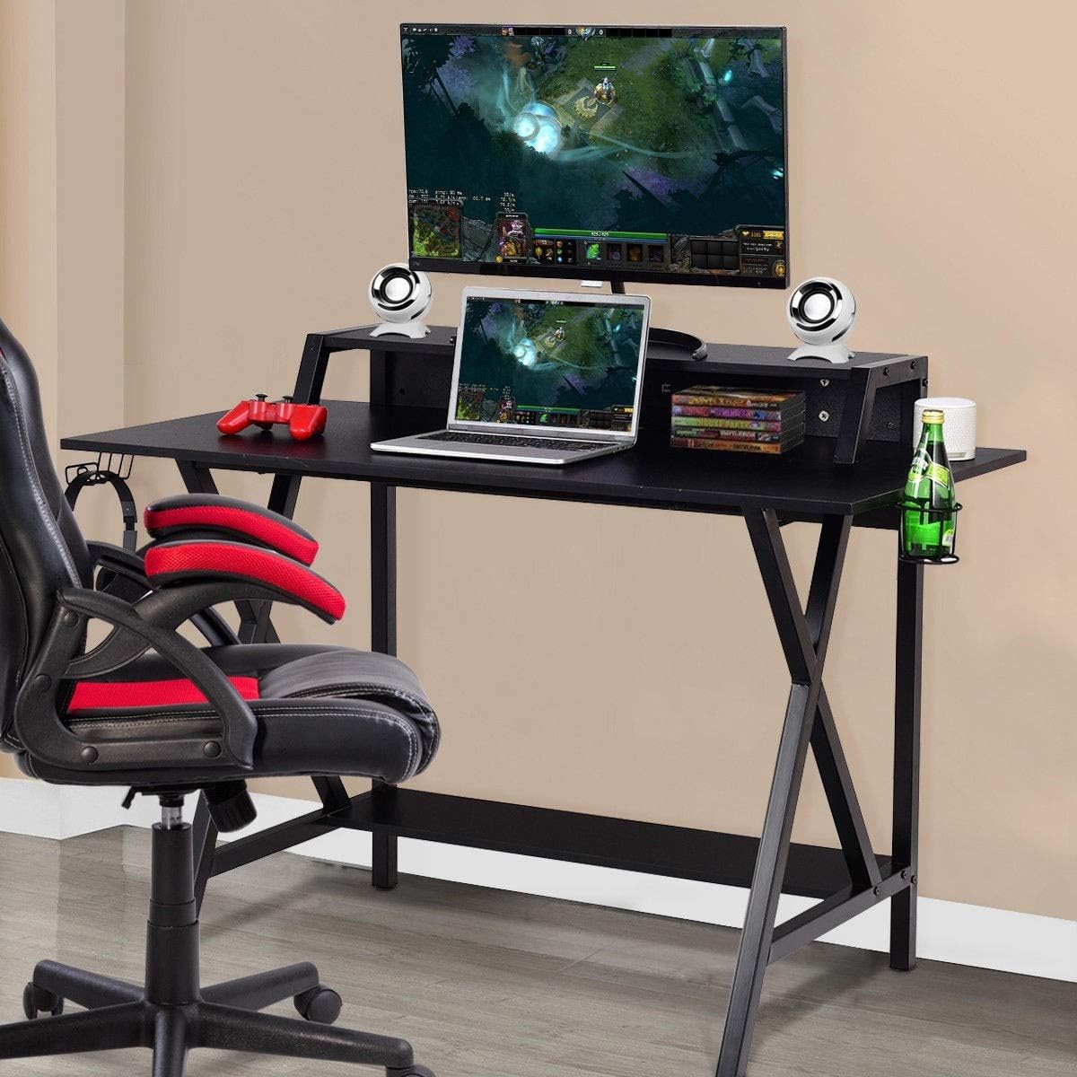 Amazon.com: Mandycng Professional E-Sport Practical Gaming Table with ...