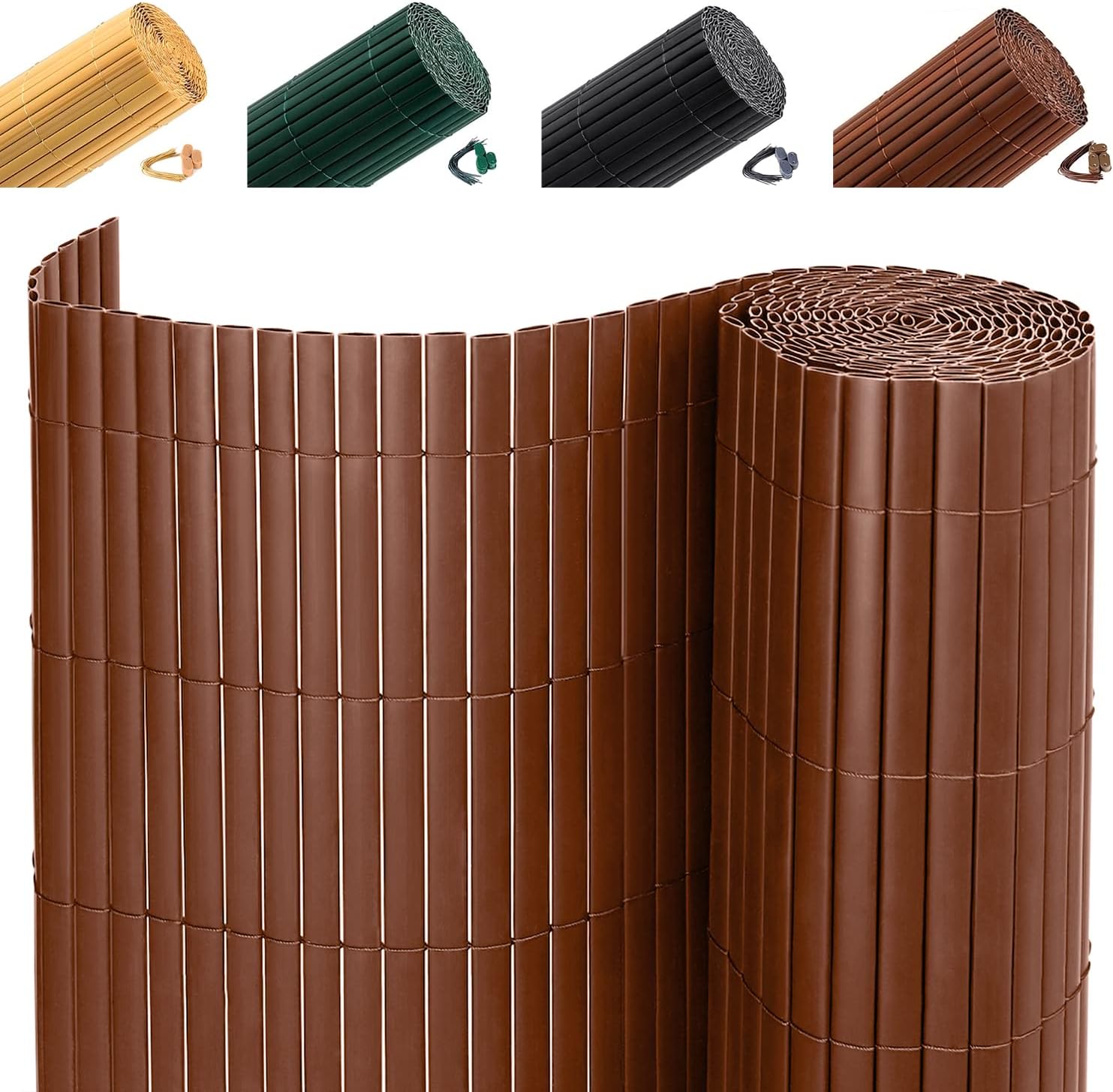 INMOZATA PVC Garden Screening 2m High Privacy Fence Screening Privacy ...