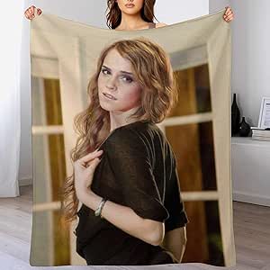 Amazon.com: Emma Watson Actress Sexy Ass Portrait Posters Fleece Throw ...