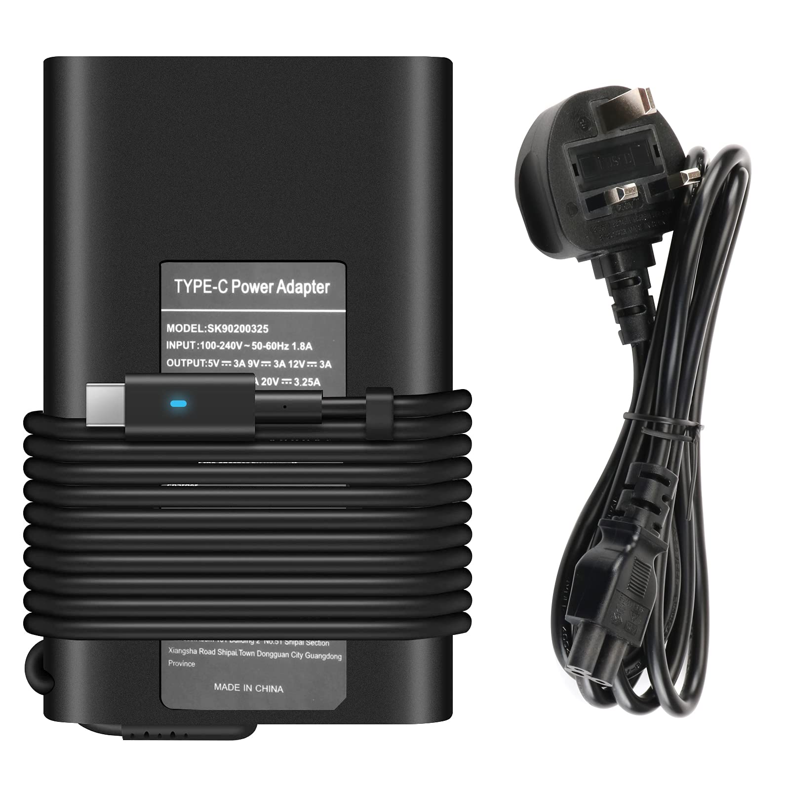 Buy 65W USB C Charger for Dell Latitude 3400, 3500, 7200 2-In-1, 7300 ...