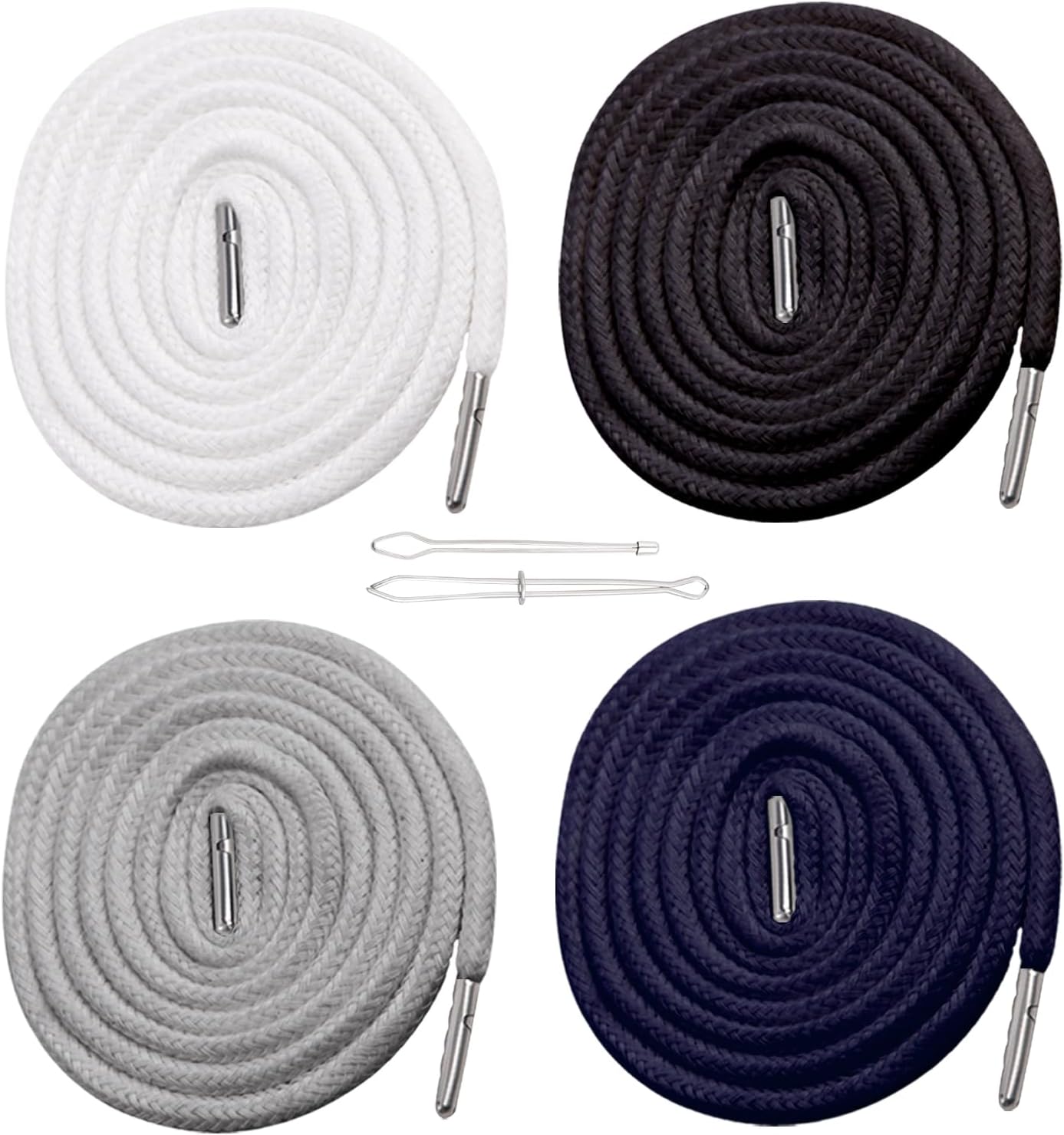 4Pcs Replacement Drawstring Cord for Pants,Round Cotton Drawstring for ...