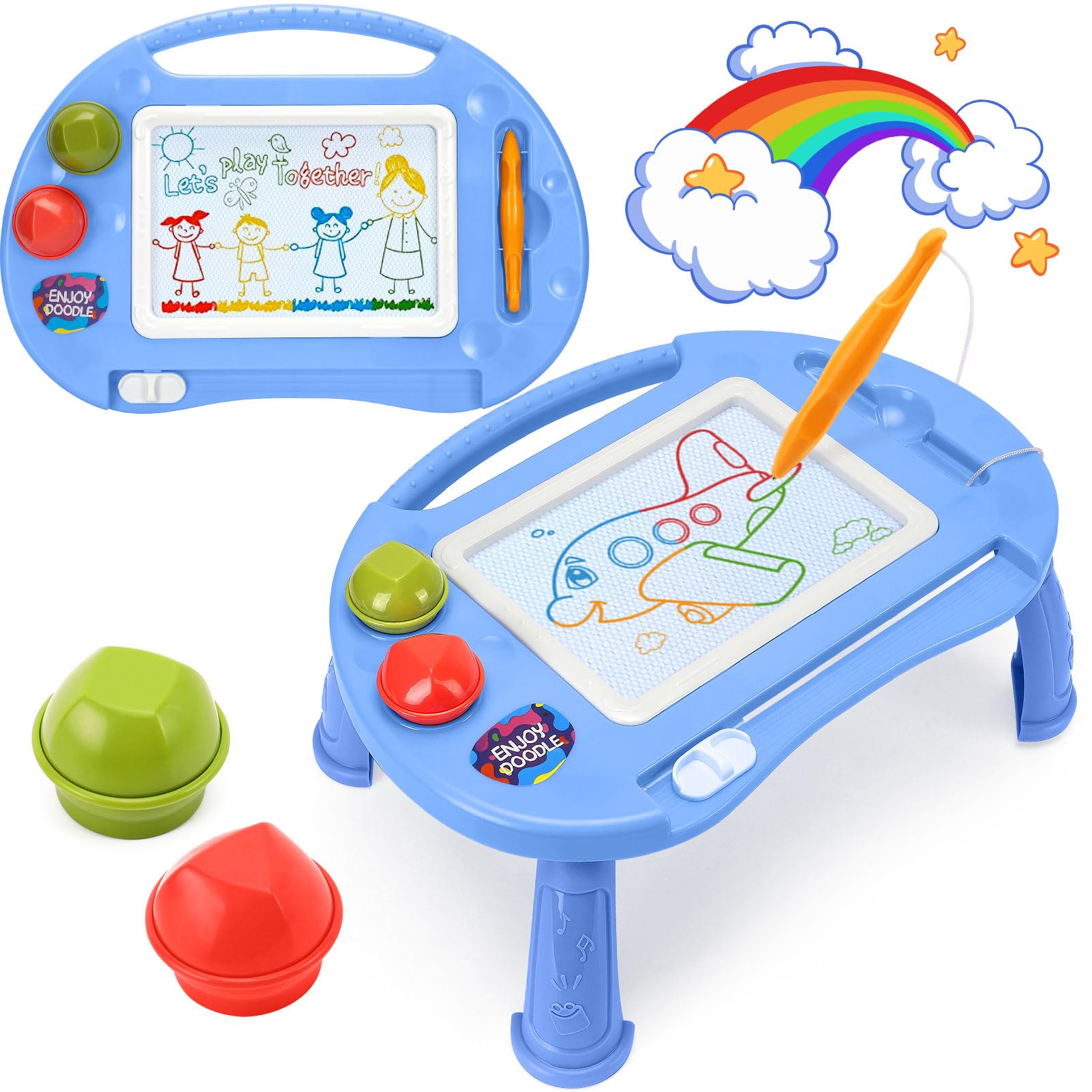 Amazon.com: Toddler Toys,Toys for 1-2 Year Old Boys,Magnetic Drawing ...