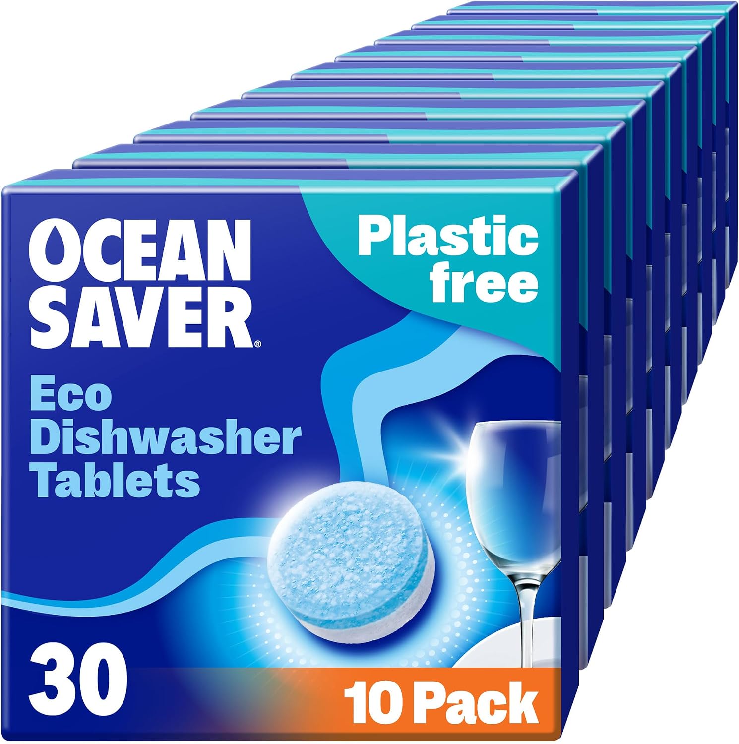 OceanSaver Eco-Friendly Dishwasher Tablets - Pack of 300 | Non-Toxic ...