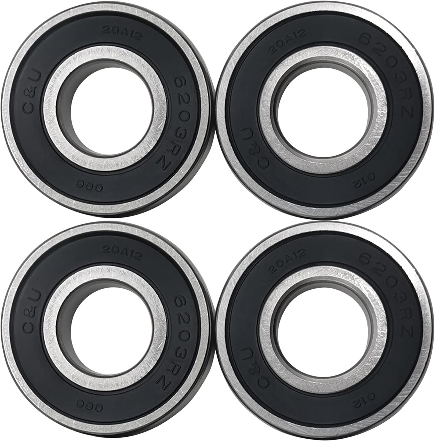 4 Bearings for Craftsman Poulan Husqvarna 110485X, 532110485: John ...