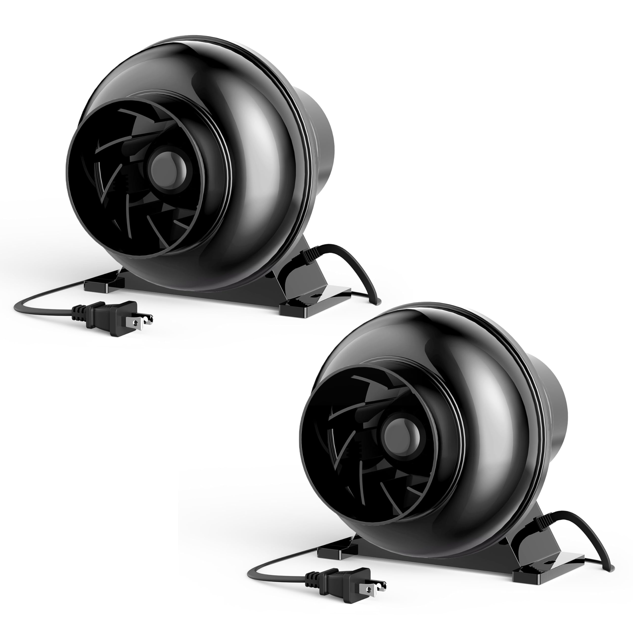 Amazon.com : iPower 4 Inch 195 CFM Inline Duct Exhaust Fan Air Vent ...
