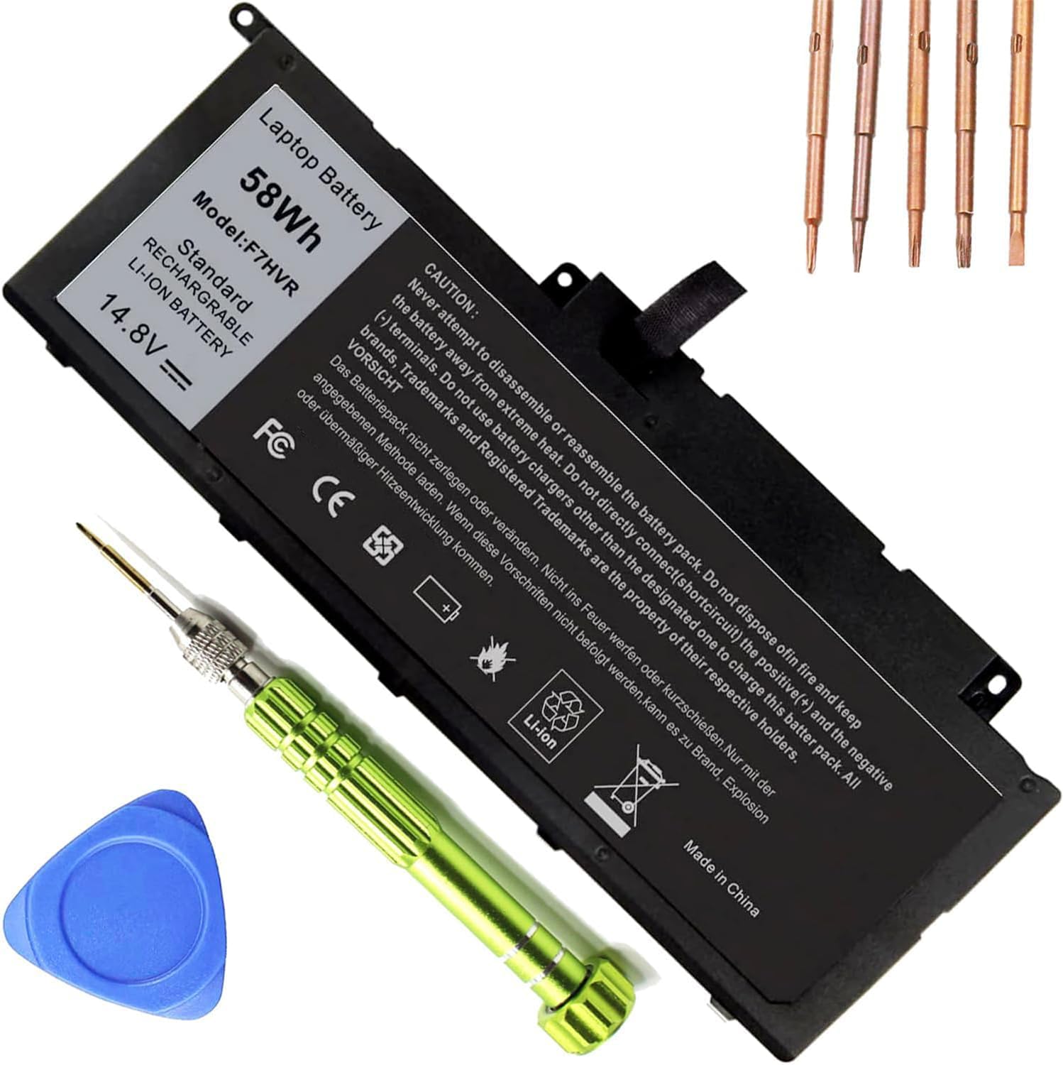 Amazon.com: VIFANIV F7HVR Battery 58WH for Dell Inspiron 15 7537 for ...