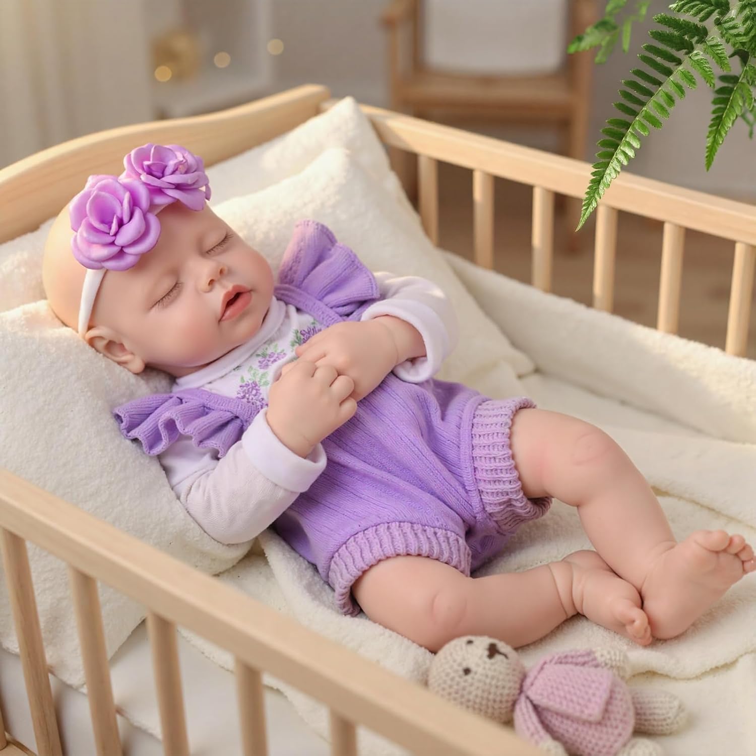 Amazon.com: BABESIDE Lifelike Realistic Silicone Baby Doll - Lucy 12 ...