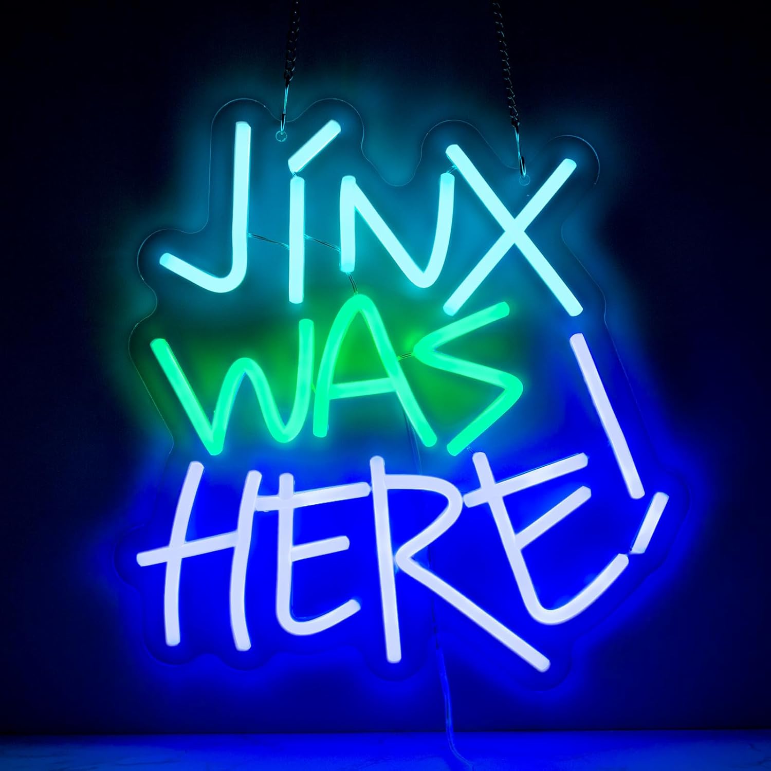 Amazon.com : AUGELRE Jinx Was Here Neon Sign, Neon Signs for Wall Decor ...