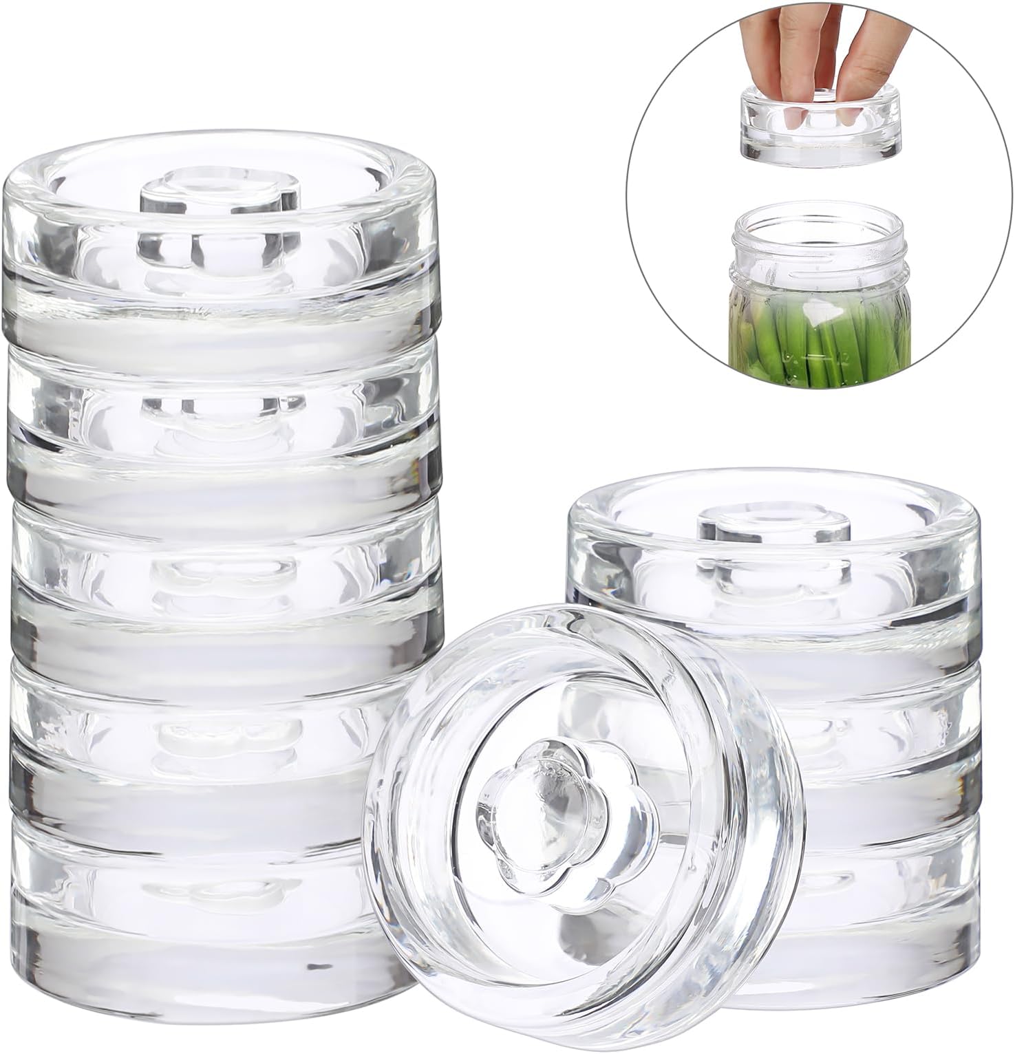 Amazon.com: BSTKEY 9Pack Fermentation Weights, Glass Weights with Easy ...