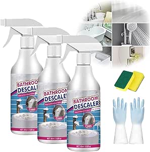 Amazon.com: WRSFXV Bathroom Descaler Spray, Stubborn Stains Cleaner ...