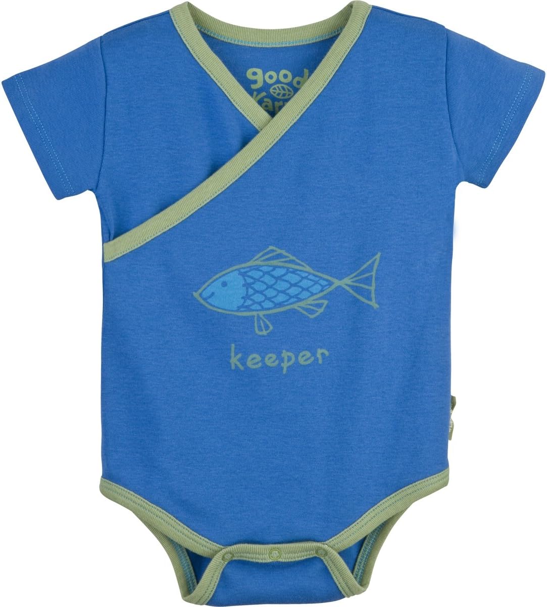 Amazon.com: Life is good Baby Organic One Peace Keeper Tee (Ocean Blue ...