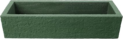 Amazon.com : Emsco Group 2416 Trough Planter, Green : Patio, Lawn & Garden