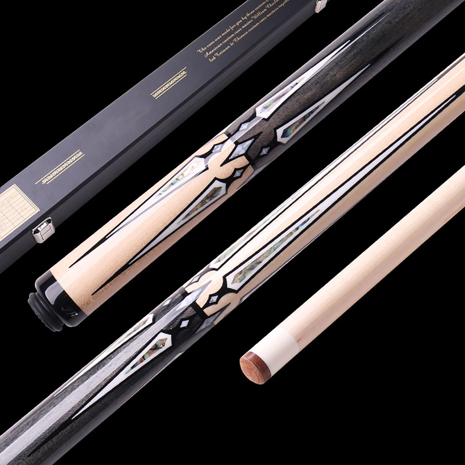 Engraved Custom Pool Cues