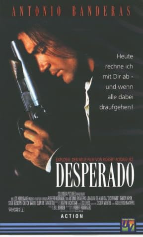 Amazon.com: Desperado [VHS] : Antonio Banderas, Salma Hayek, Joaquim de ...