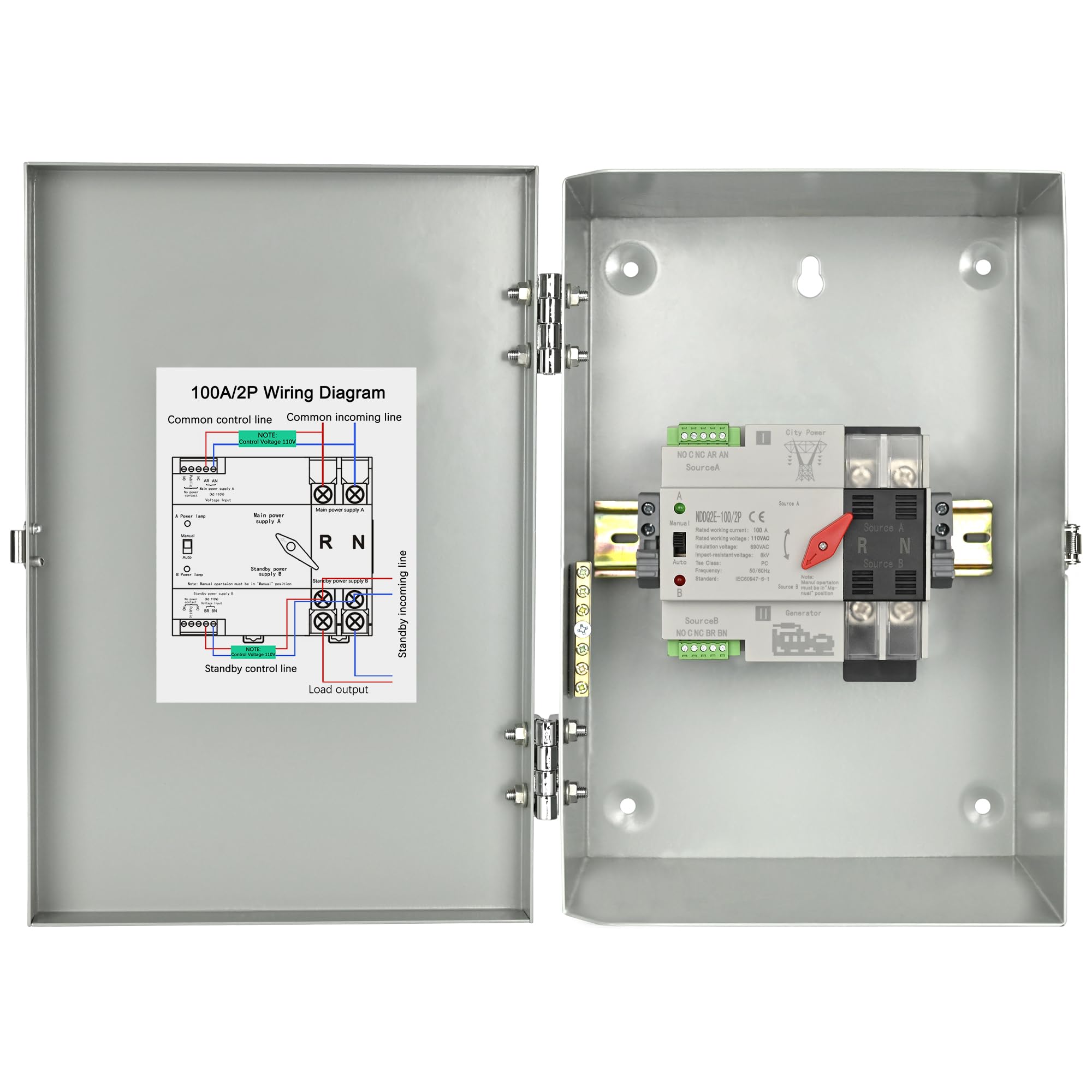 Generator Transfer Switch GENERAC PWRCELL AUTOMATIC Transfer Switch ...