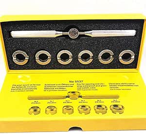 Watch Case Back Opener, 7 Pcs Watch Repair Tool, 5537 Precision Hand ...