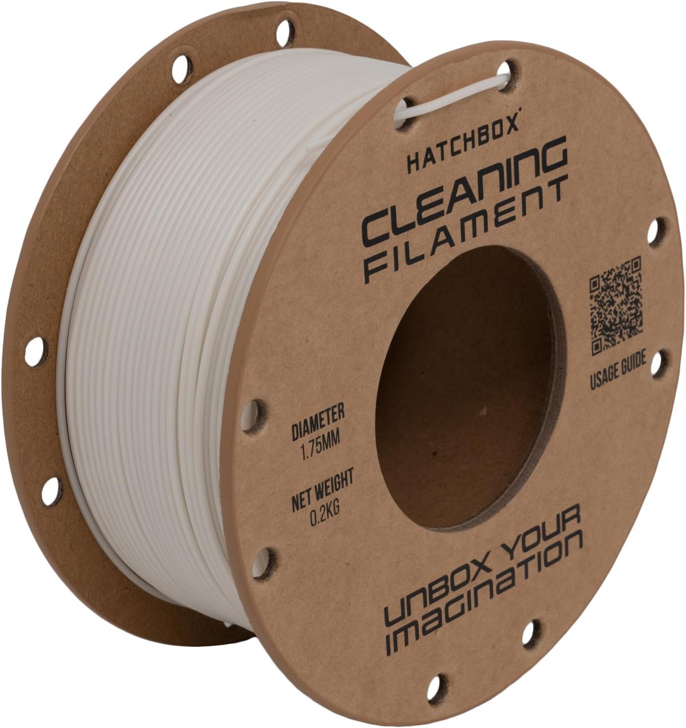 Amazon.com: HATCHBOX 1.75mm 3D Printer Cleaning Filament 200g (.44 lbs ...