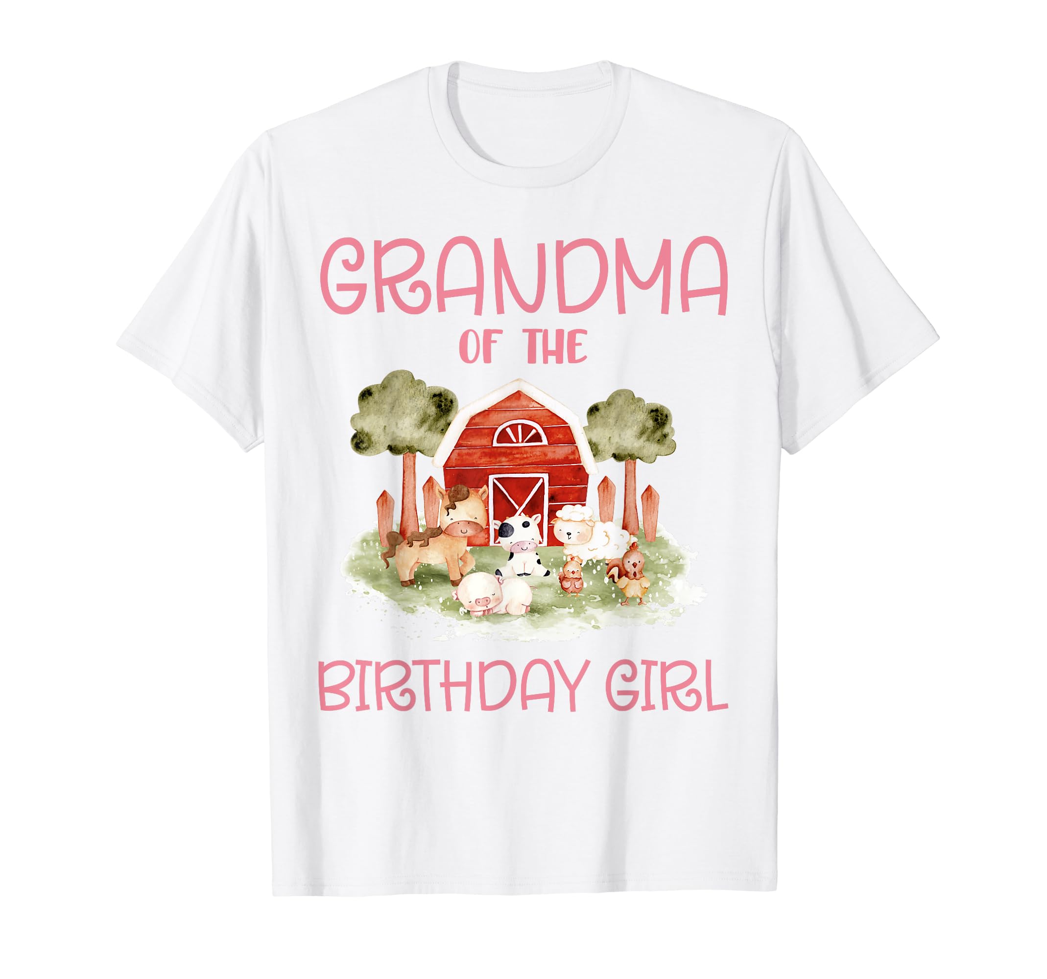 Amazon.com: Grandma of The Birthday For Girl Barnyard Farm Animals ...