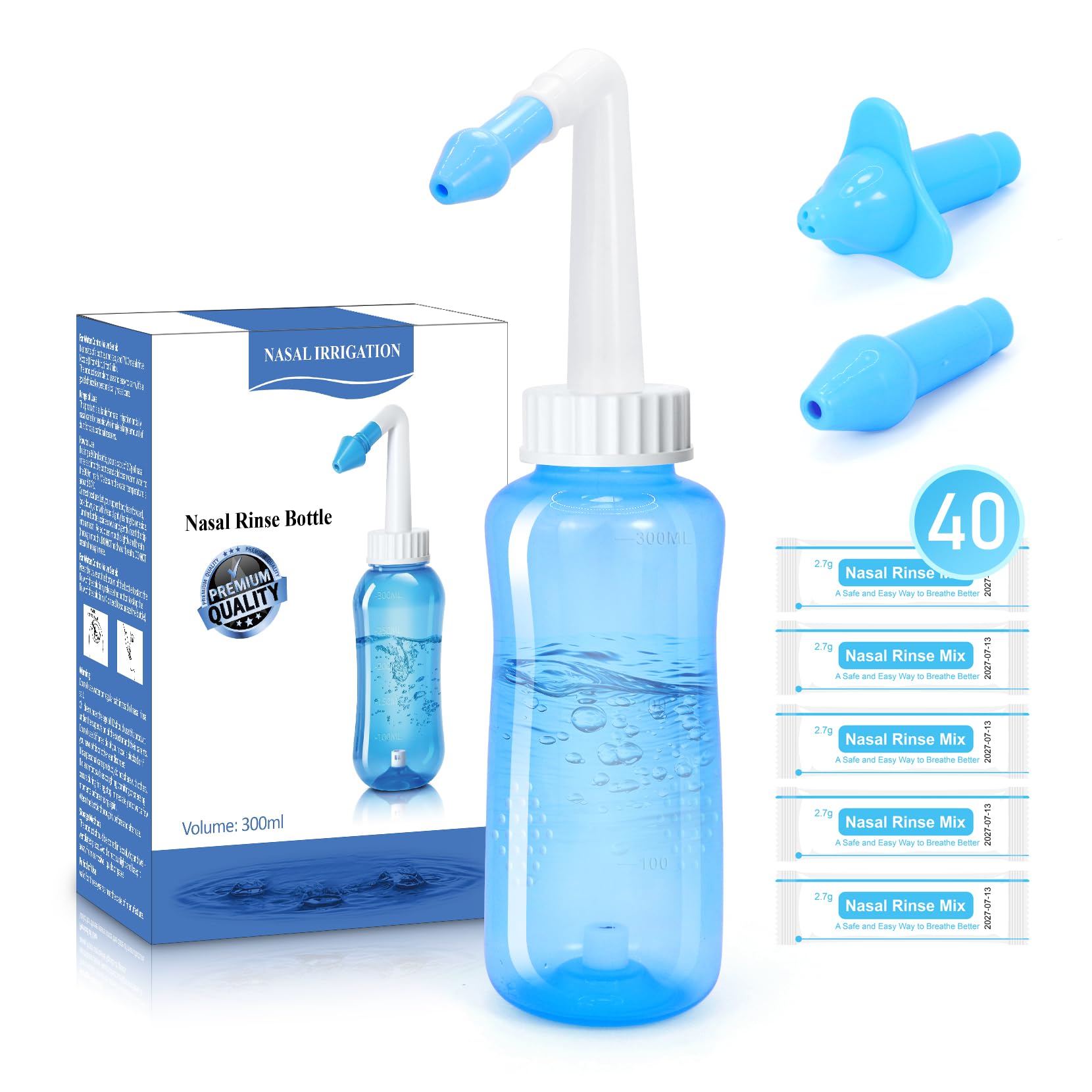 Amazon.com: Julaiwy Rinse Nasal Irrigation System Neti Pot Sinus Rinse ...