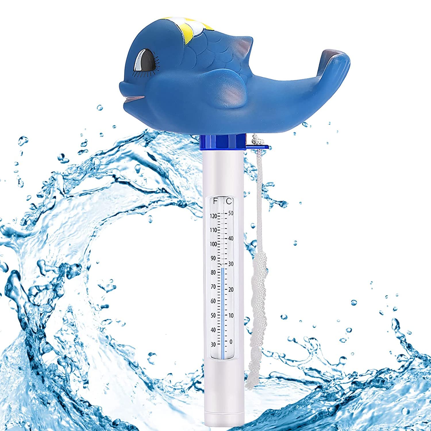 Amazon.com: Floating Pool Thermometer, Large Size Easy Read Pond Water ...
