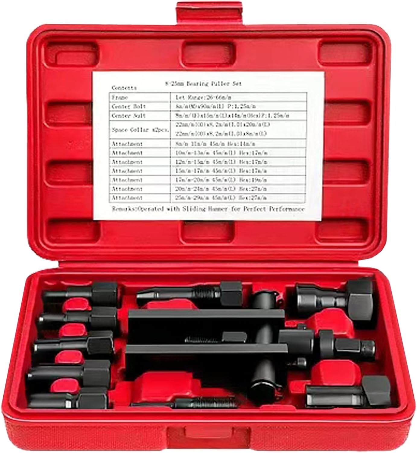 Amazon.com: 10pcs Motorcycle Bearing Puller Kit, 8-25MM Motorcycle ...