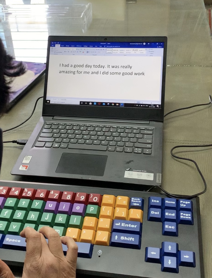 Amazon.in: Buy Ablenet KinderBoard USB Wired Color Coded Computer ...