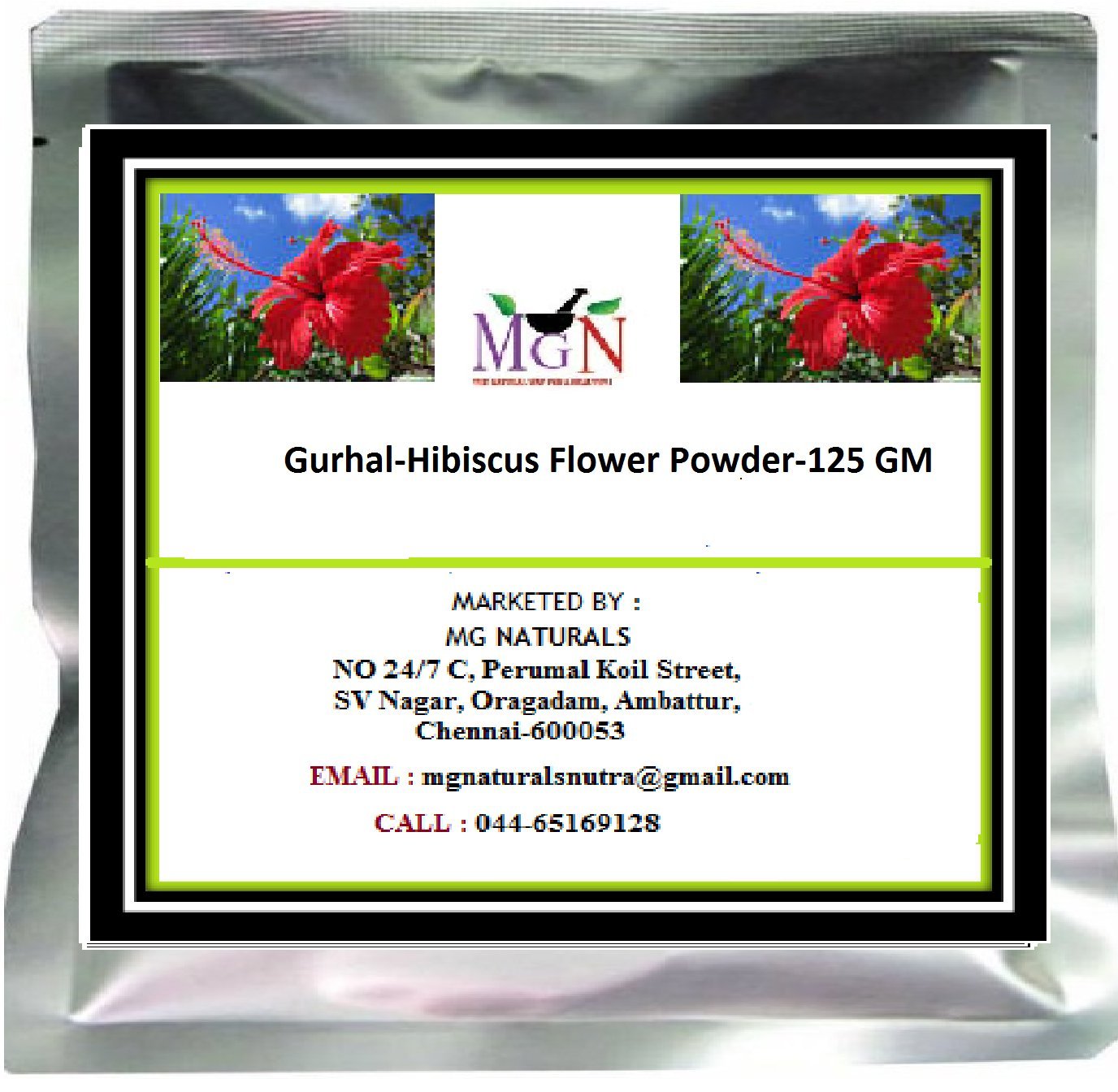 MG Naturals Gurhal-Hibiscus Flower Powder-125 GM : Amazon.in: Beauty
