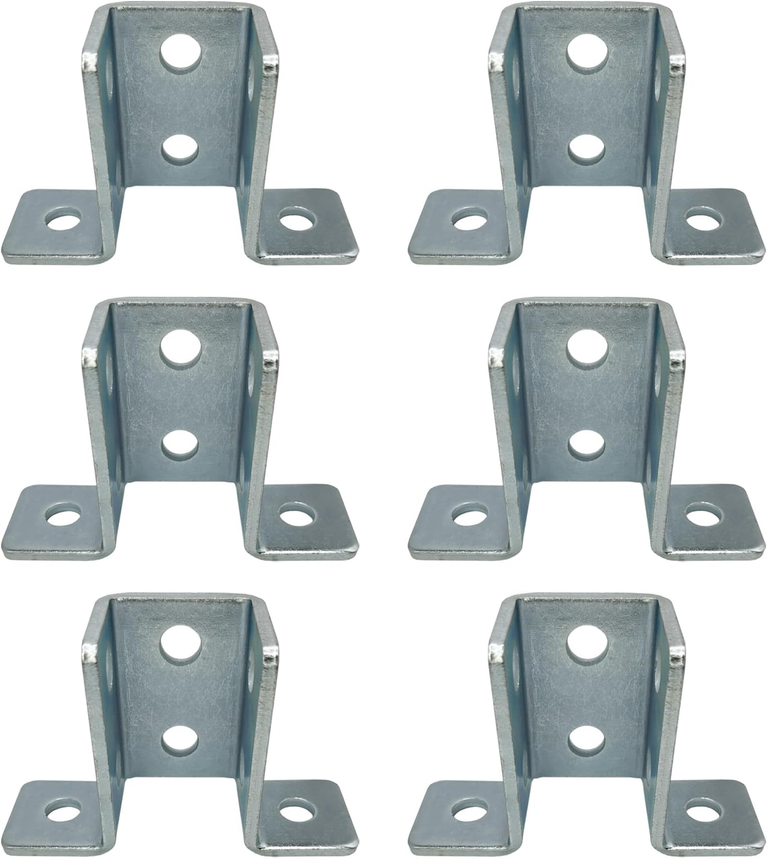 Amazon.com: 4 Pack - 8 Hole, Wing Shaped 90 Degree Connector Bracket ...