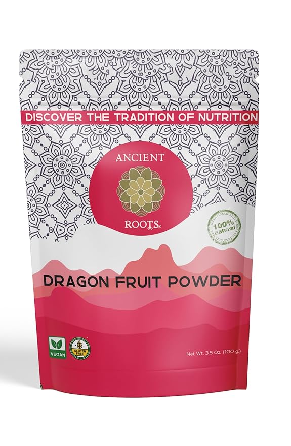Amazon.com: Ancient Roots Dragon Fruit Powder - Natural Food Coloring ...