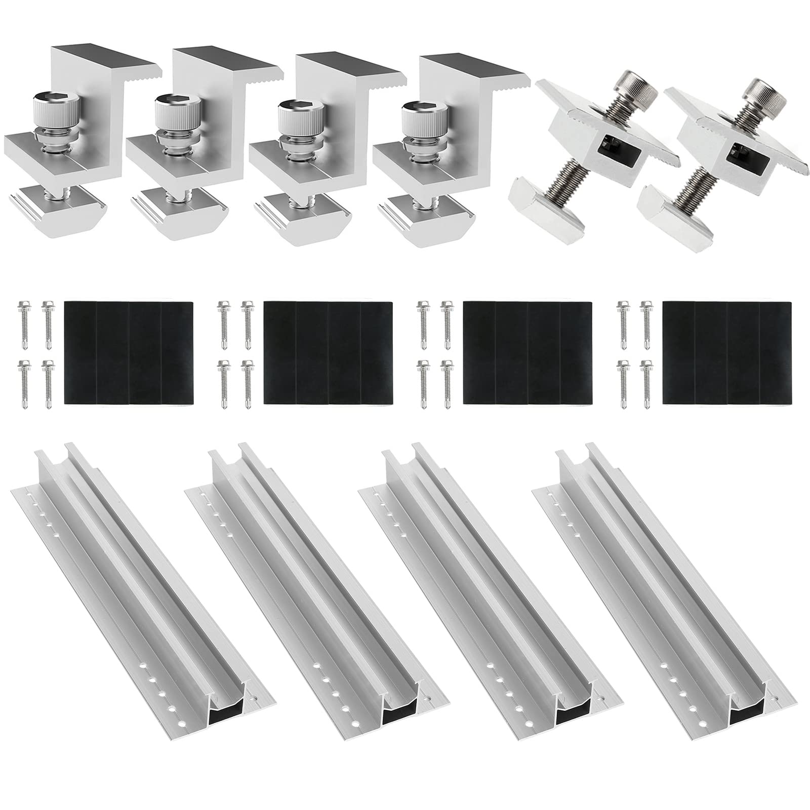 Snapklik.com : Copgge Solar Panel Bracket Aluminium Profile Mounting ...